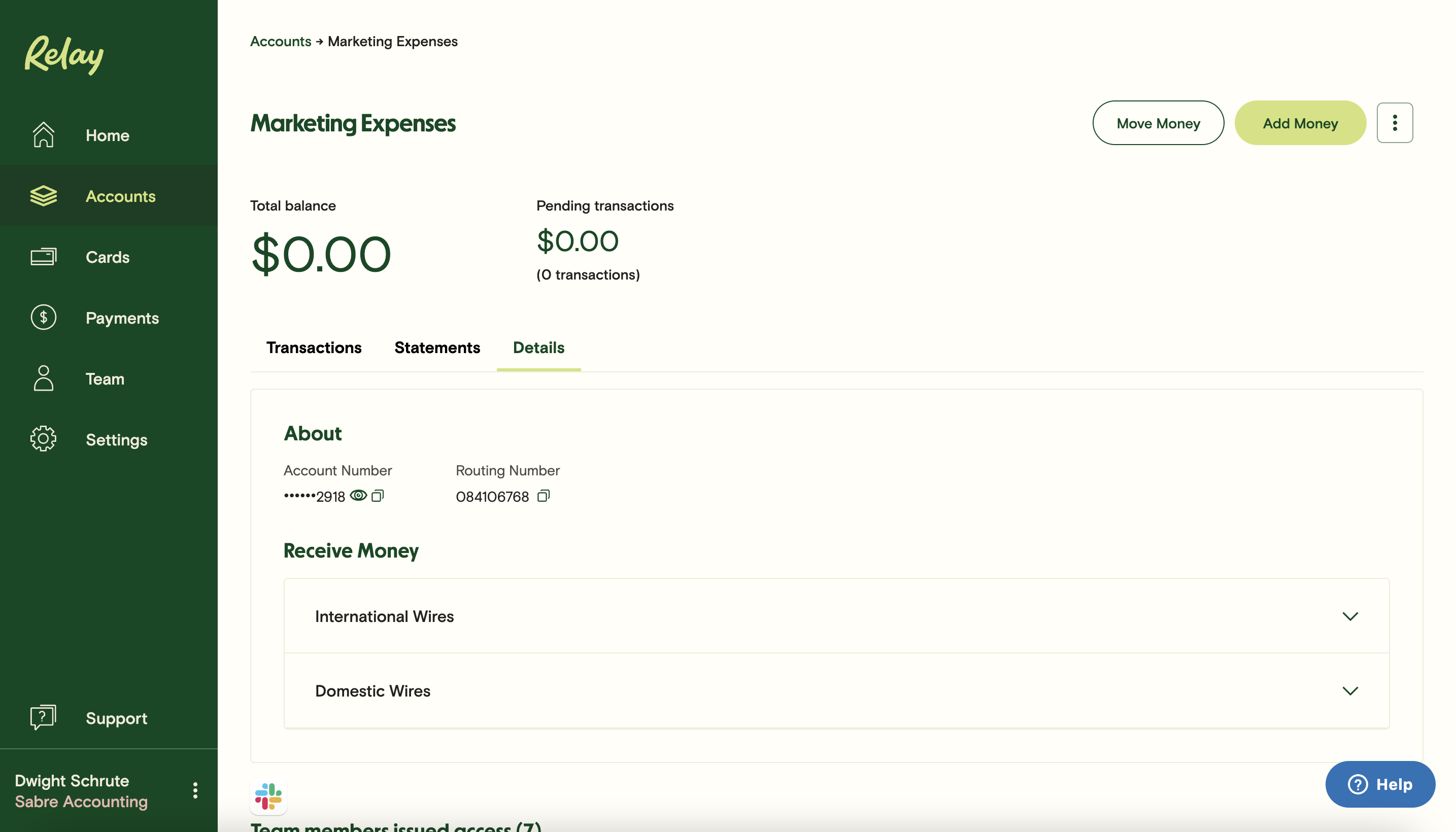 Receiving an ACH – Relay Financial