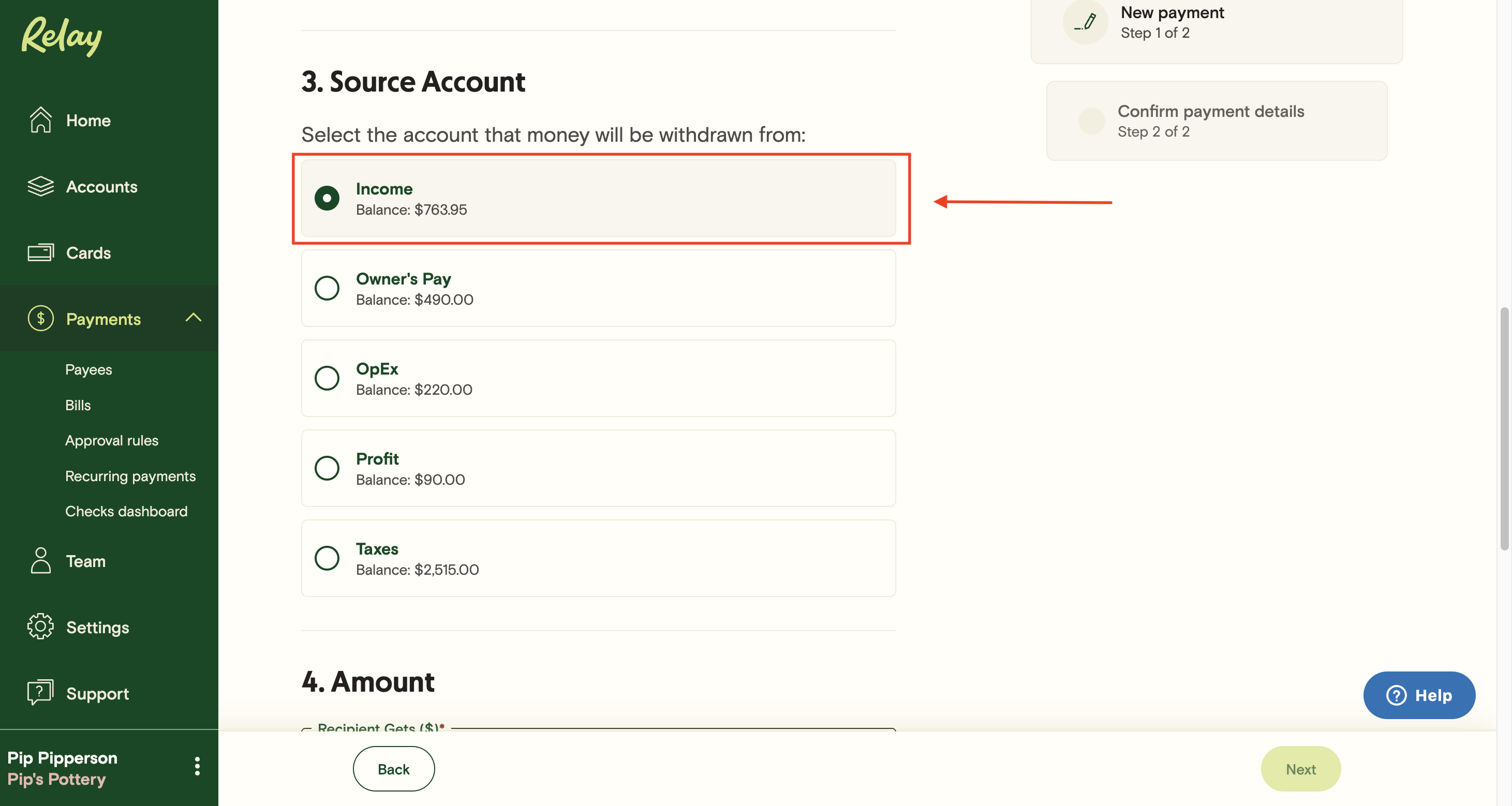 Sending a same-day ACH – Relay Financial