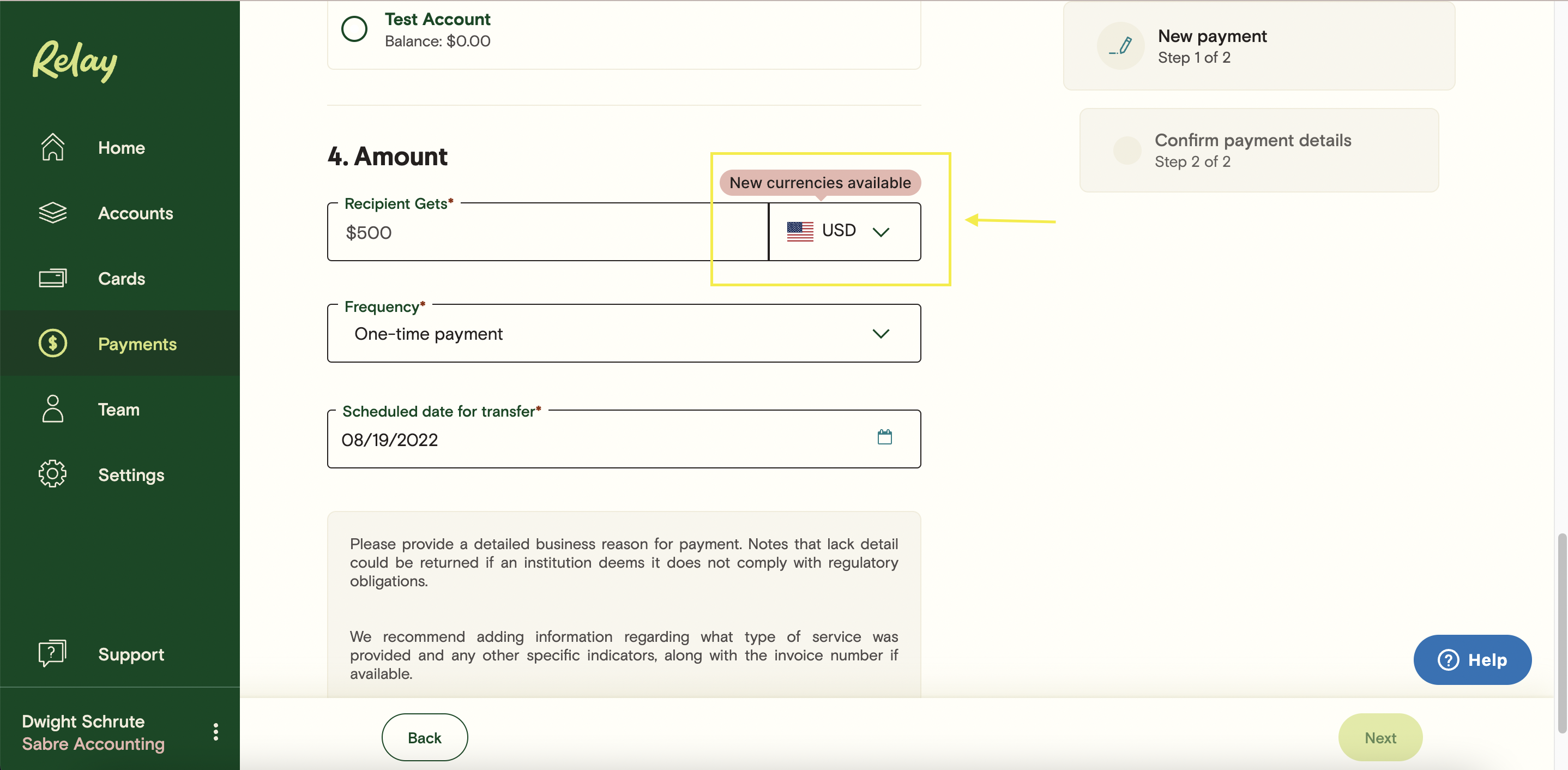 How To Convert Currency In Relay Relay Financial